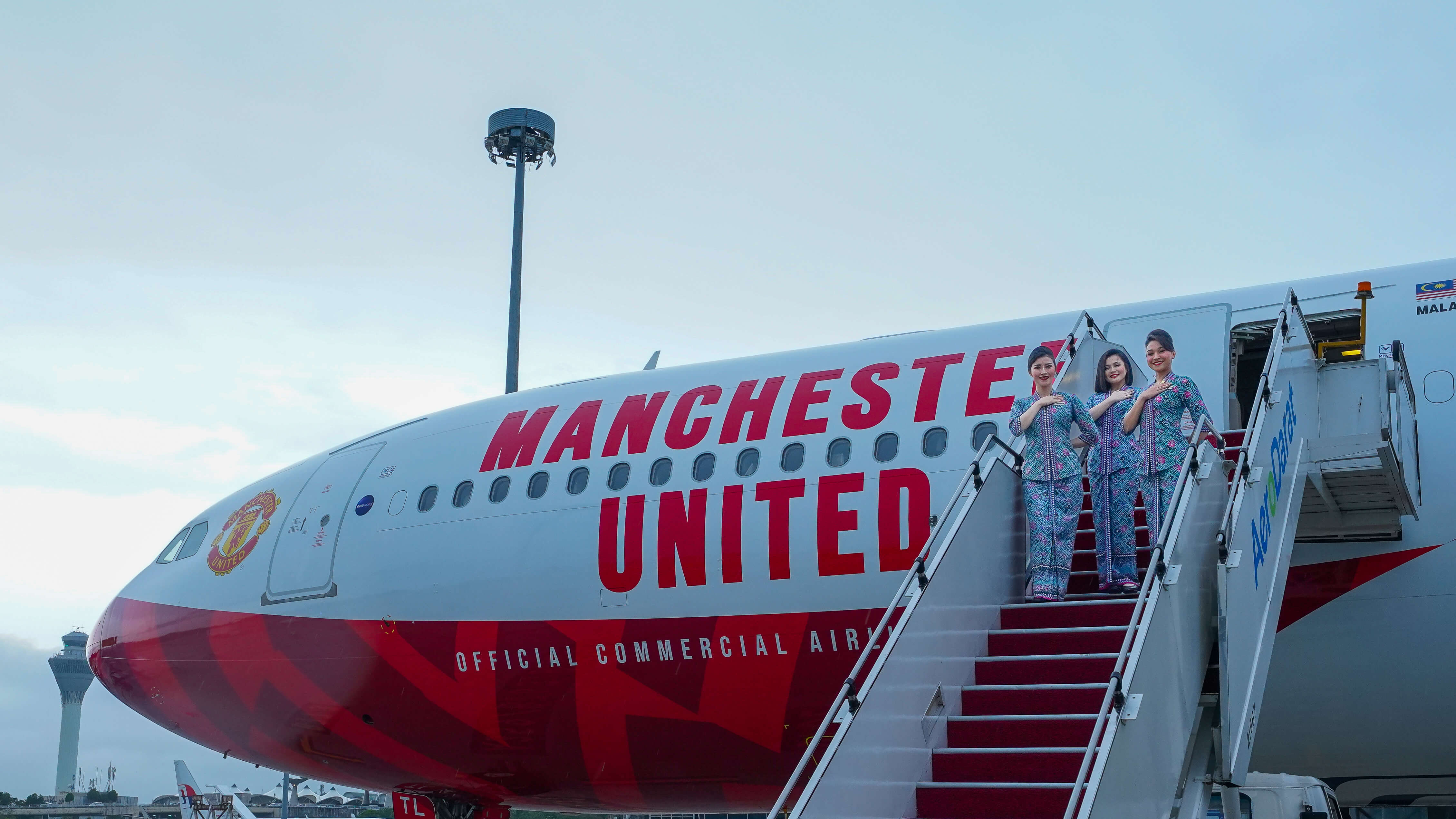 Malaysia Airlines Debuts Special Manchester United Livery During 2025 ...